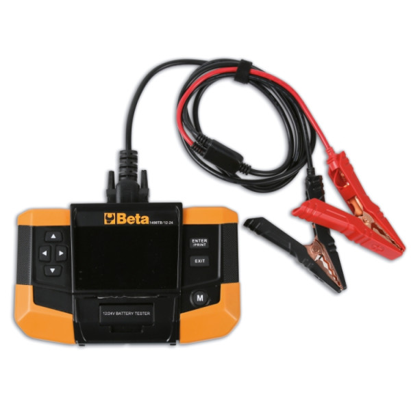 Testador de bateria digital, 12-24V, com impressora integrada 1498TB/12 ...