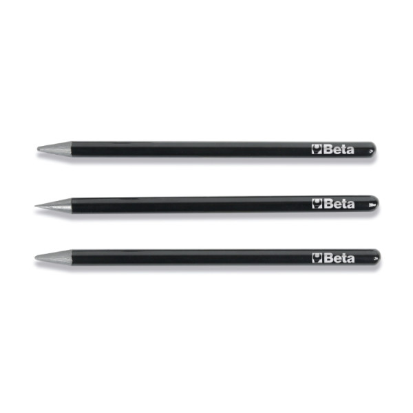 Case with three black full graphite pencils 9592MG/3 – Beta Tools