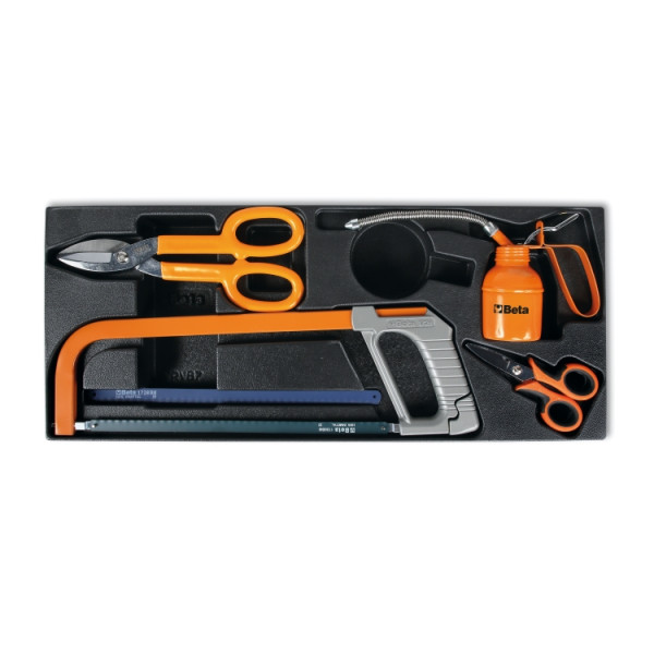 Fester Thermoformateinsatz aus ABS mit Schneidwerkzeugen T279 – Beta Tools