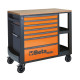 Mobile roller cab with 7 drawers and tool cabinet RSC24L-CAB – Beta Tools