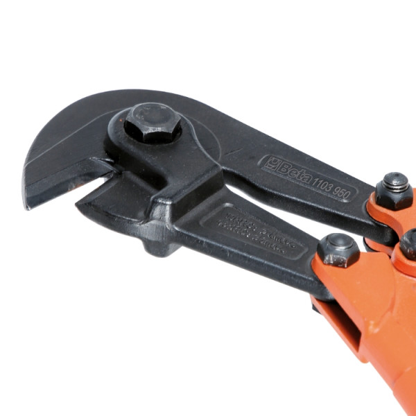 Flat hat bolt cutter for rod irons, bolts and electrowelded mesh for ...