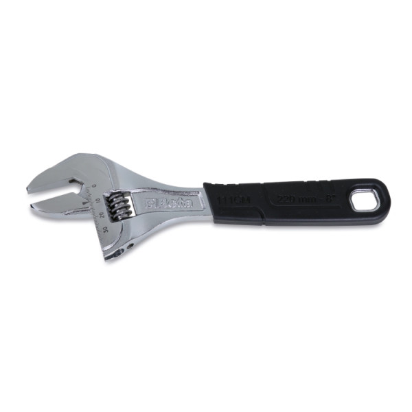 Wide opening adjustable wrenches, chrome-plated, short series 111CM – Beta Tools