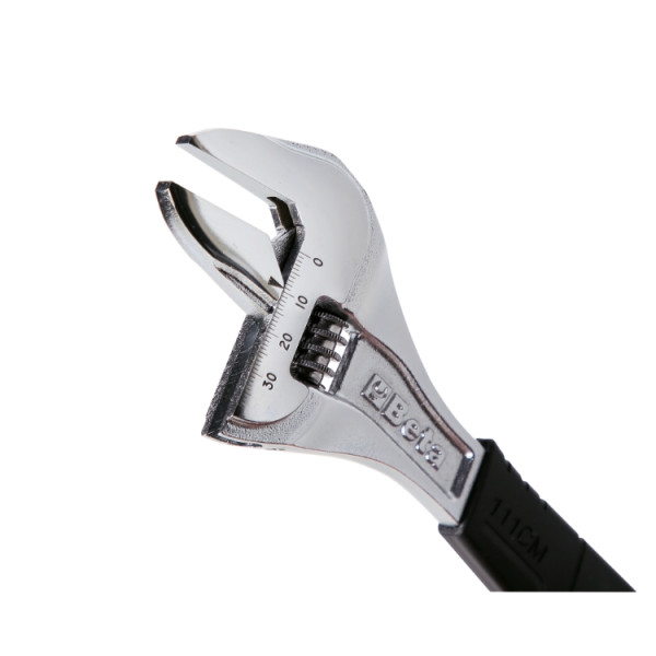 Wide opening adjustable wrenches, chrome-plated, short series 111CM ...