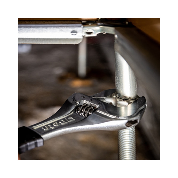 Wide opening adjustable wrenches, chrome-plated, short series 111CM ...