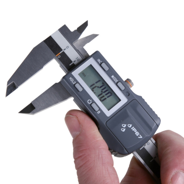 Digital vernier, reading to 0.01 mm, degree of protection IP67 1651DGTB ...