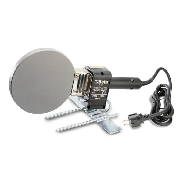 Heating plates for manual straight and slanted welding of PE pipes 311 ...