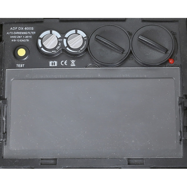 Auto-darkening LCD mask, for electrode welding; MIG/MAG; TIG and plasma ...