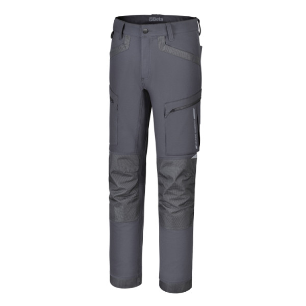 Stretch work trousers, multipocket style, made from graphene 7640GG ...