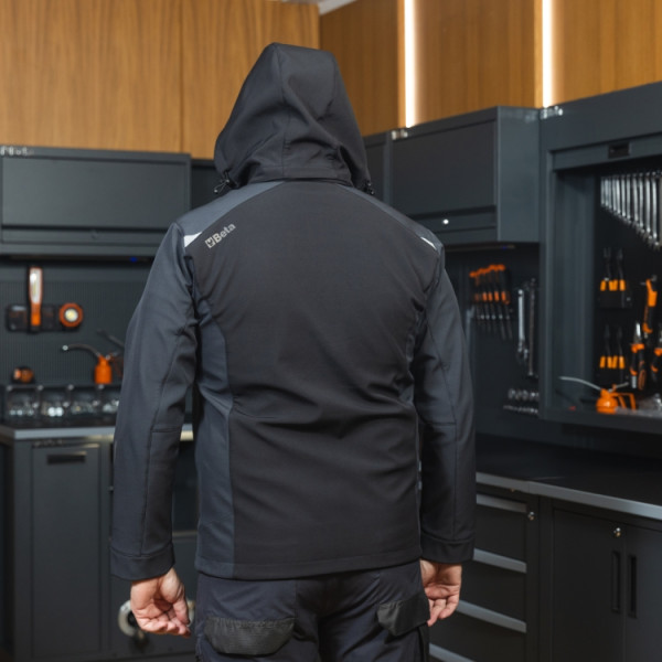 Softshell work jacket, made from graphene 7648GG – Beta Tools