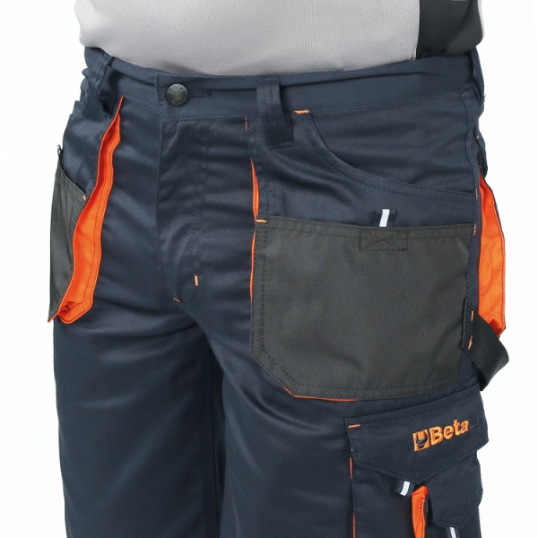 Work bermuda shorts, lightweight, blue 7861B – Beta Tools