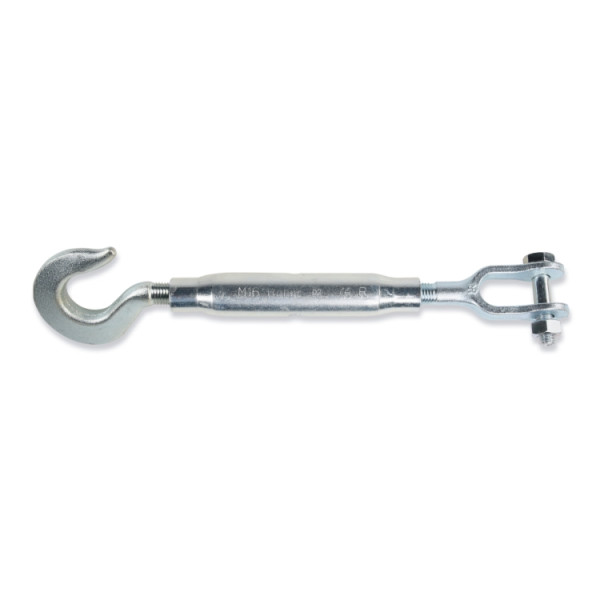 Hook and jaw turnbuckle, pipe bodies DIN 1478, galvanized 8011TZ – Beta ...