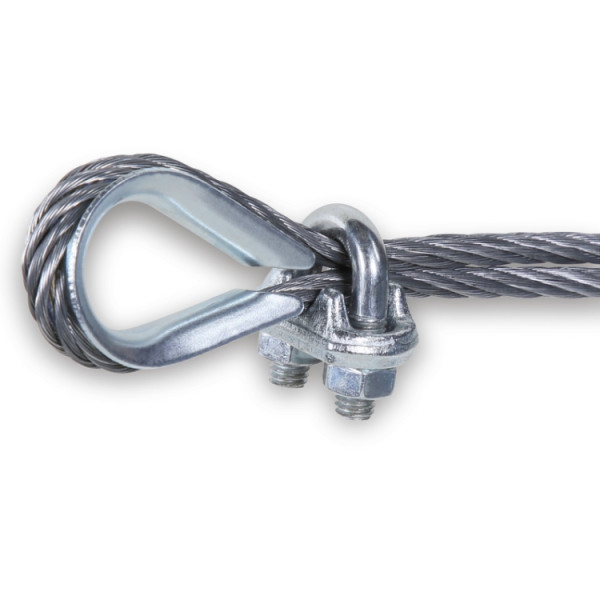 Wire rope clips, hot forged steel body, galvanized 8016 – Beta Tools