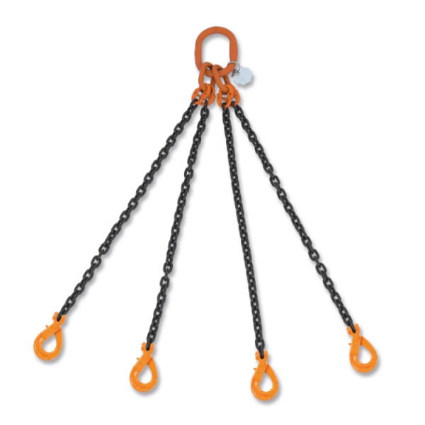 Lifting chain slings, 4 legs, self-locking hook, grade 8 8094SL – Beta ...