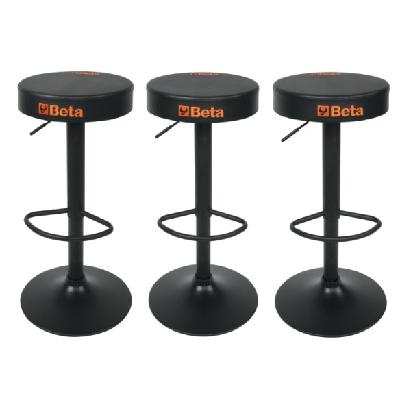 Set of 3 vertically adjustable stools 9566S/3 – Beta Tools