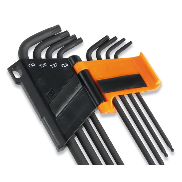 Set of 8 ball head offset key wrenches, long model 97BRTXL/SC8 – Beta Tools