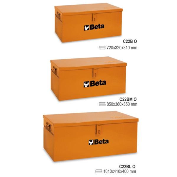 Tool trunk, made of sheet metal C22B – Beta Tools