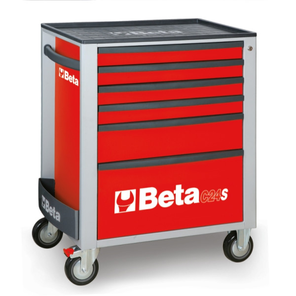 Mobile roller cab with six drawers C24S/6 – Beta Tools