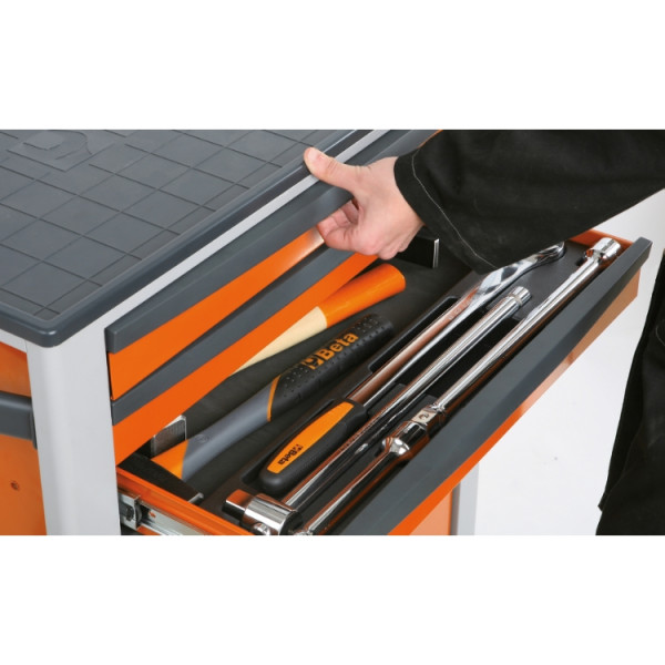Mobile roller cab with 7 drawers, with anti-tilt system C24SA/7 – Beta ...