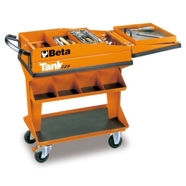 Tank trolley with shelf C25 – Beta Tools