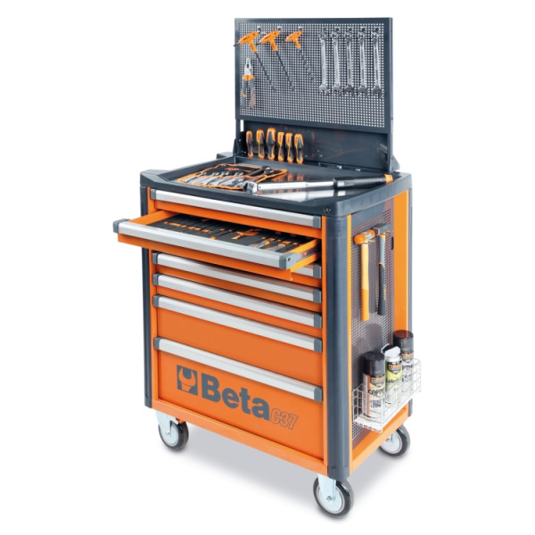 Mobile roller cab with 7 drawers C37/7 – Beta Tools