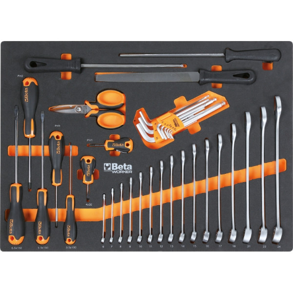 Workshop equipment combination C45PRO X with assortment of 196 Beta ...