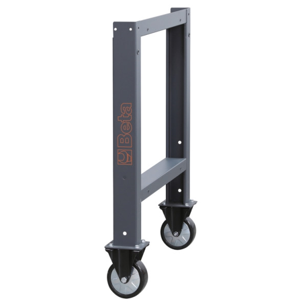 Leg with fixed castors, for modular workbenches C58BC C58GRF – Beta Tools