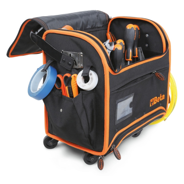 Tool trolley made from technical fabric, for electricians C8B – Beta Tools