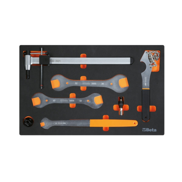 EVA foam tray with bicycle repair tools M401 – Beta Tools