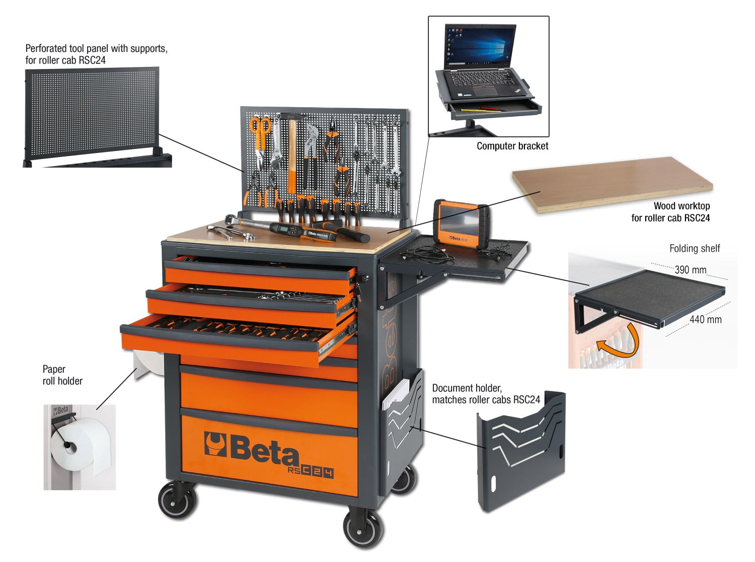 RSC24 Roller cabinet - Beta Tools
