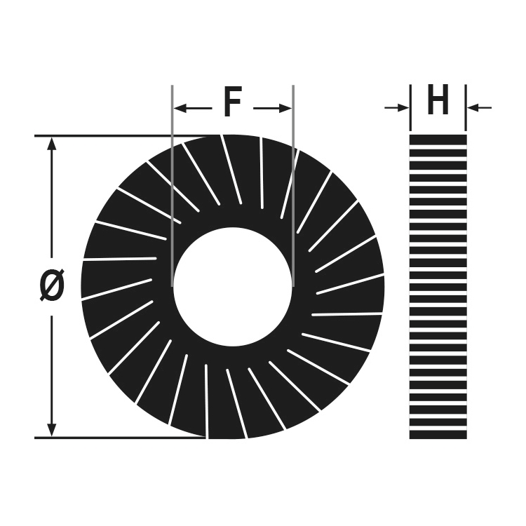 Rodas laminadas com tela de óxido de alumínio com furo 11300D – Beta Tools